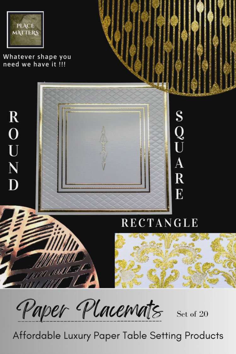 Place Matters: Quality, Design,in Paper Table Setting Products